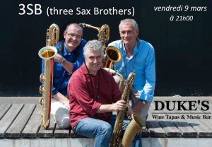 3SB (ou three Sax Brothers) | Duke's la Scène