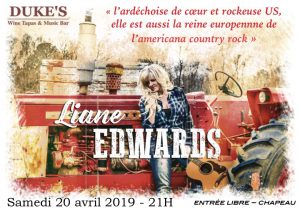 Liane Edwards (americana country rock) | Duke's la Scène